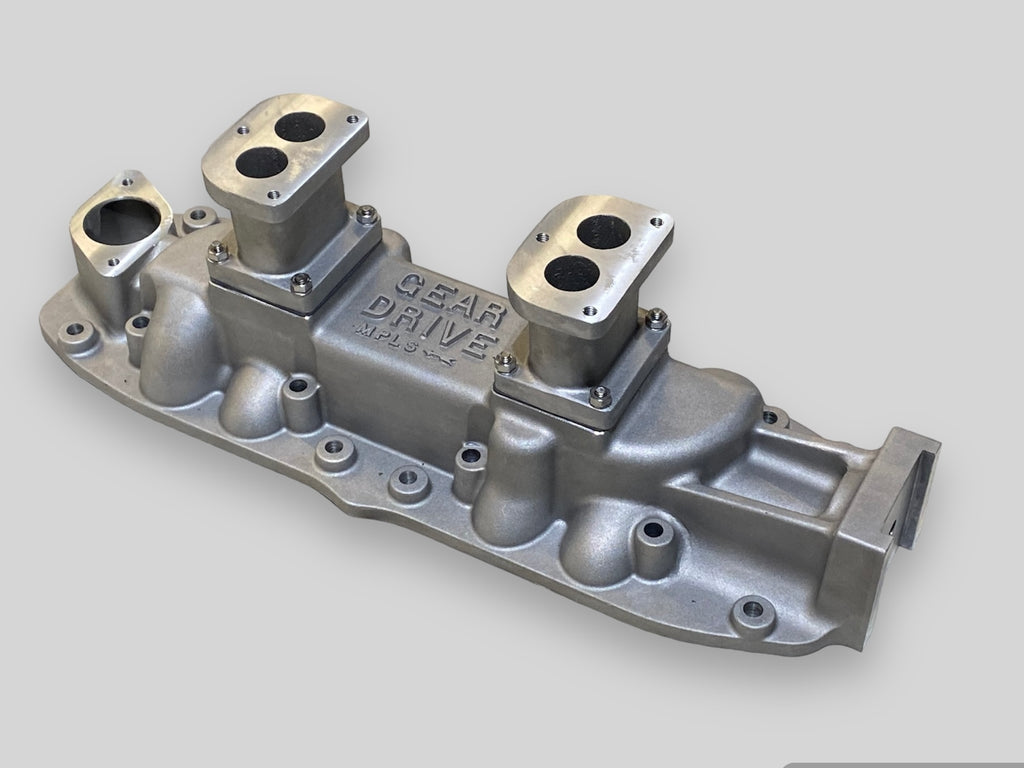 2x2 Flathead Intake With 3" Risers – Gear Drive Speed & Custom