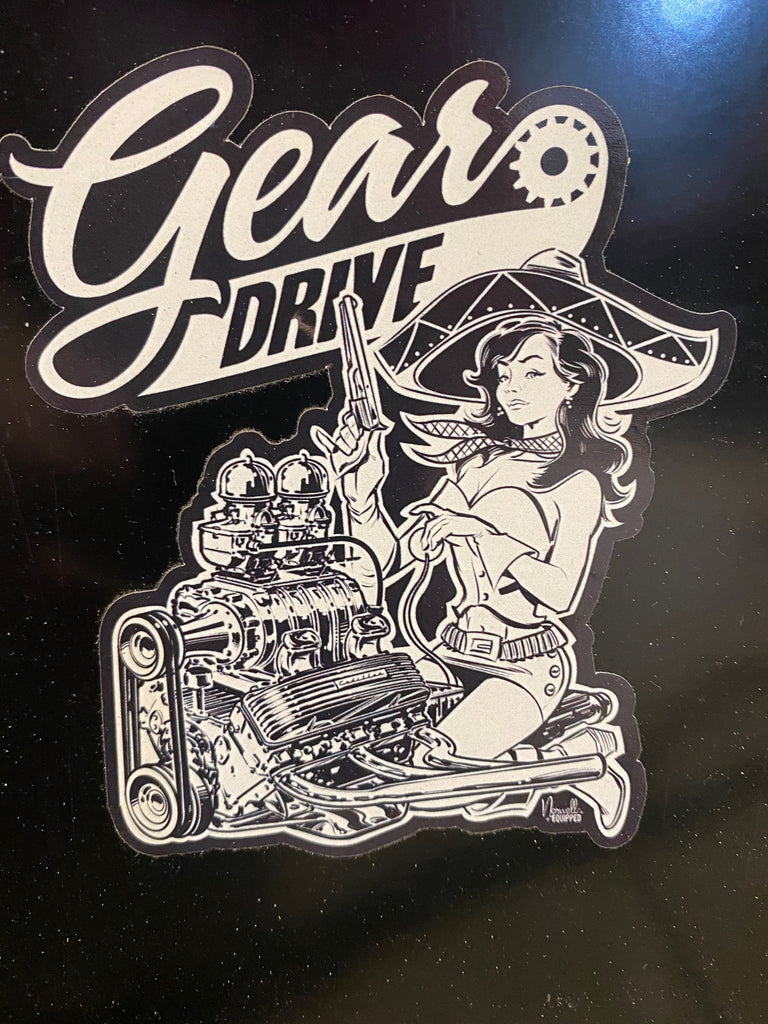 Gear Drive Stickers – Gear Drive Speed & Custom
